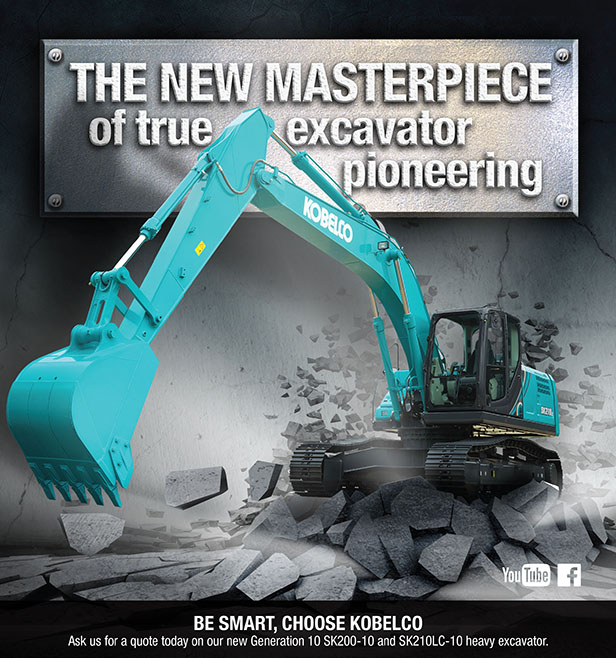 The New Kobelco SK200-10 SK210LC-10 Generation 10 Excavators